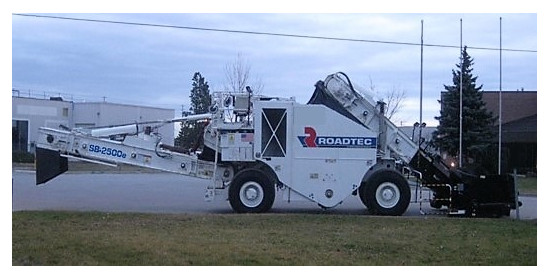 Roadtec Shuttle Buggy SB2500E, used – JBEC | Asphalt Paving Spreader ...