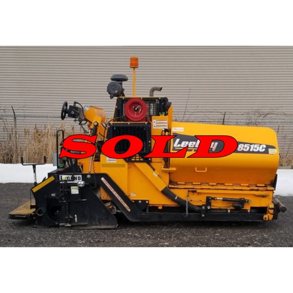 8515C LeeBoy Asphalt Paver / Spreader, used SOLD – JBEC | Johnstone ...